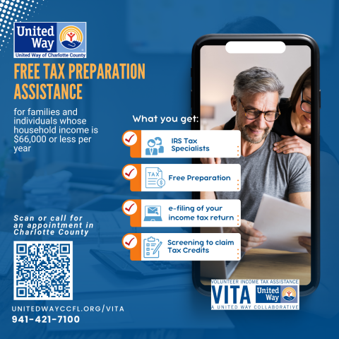 VITA Free Tax Prep Assistance | United Way of Charlotte County